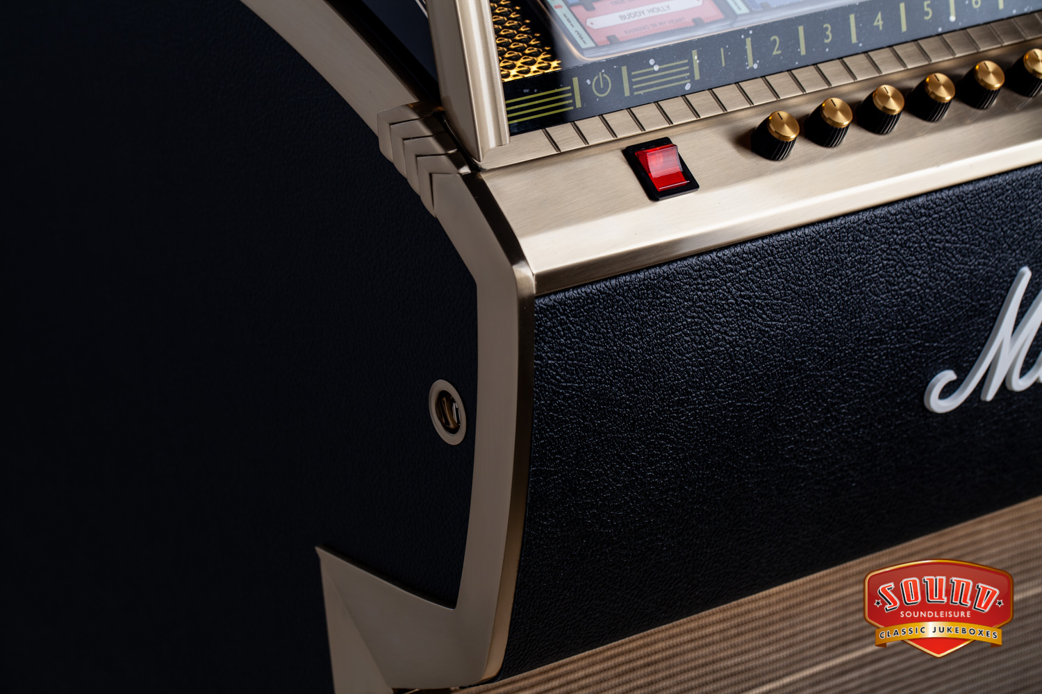 Marshall Vinyl Jukebox: Máy hát nhạc thiết kế cổ điển đa dạng kết nối ...